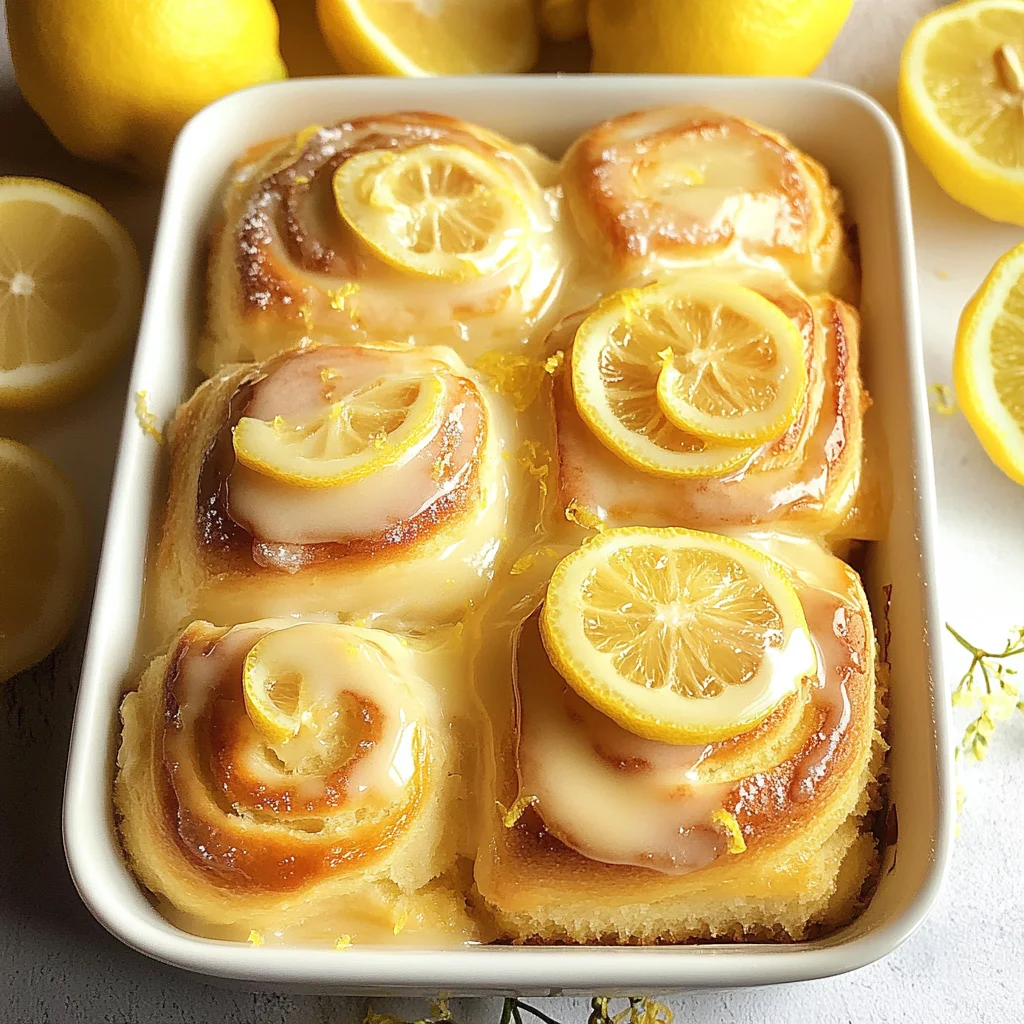 Vegan Lemon Sweet Rolls - Irresistible Comfort Treats